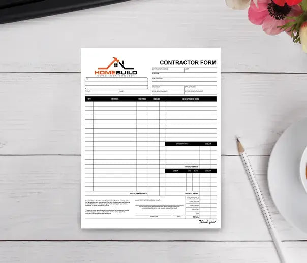 NCR Forms 2-part with Variable Numbering – Creativefy